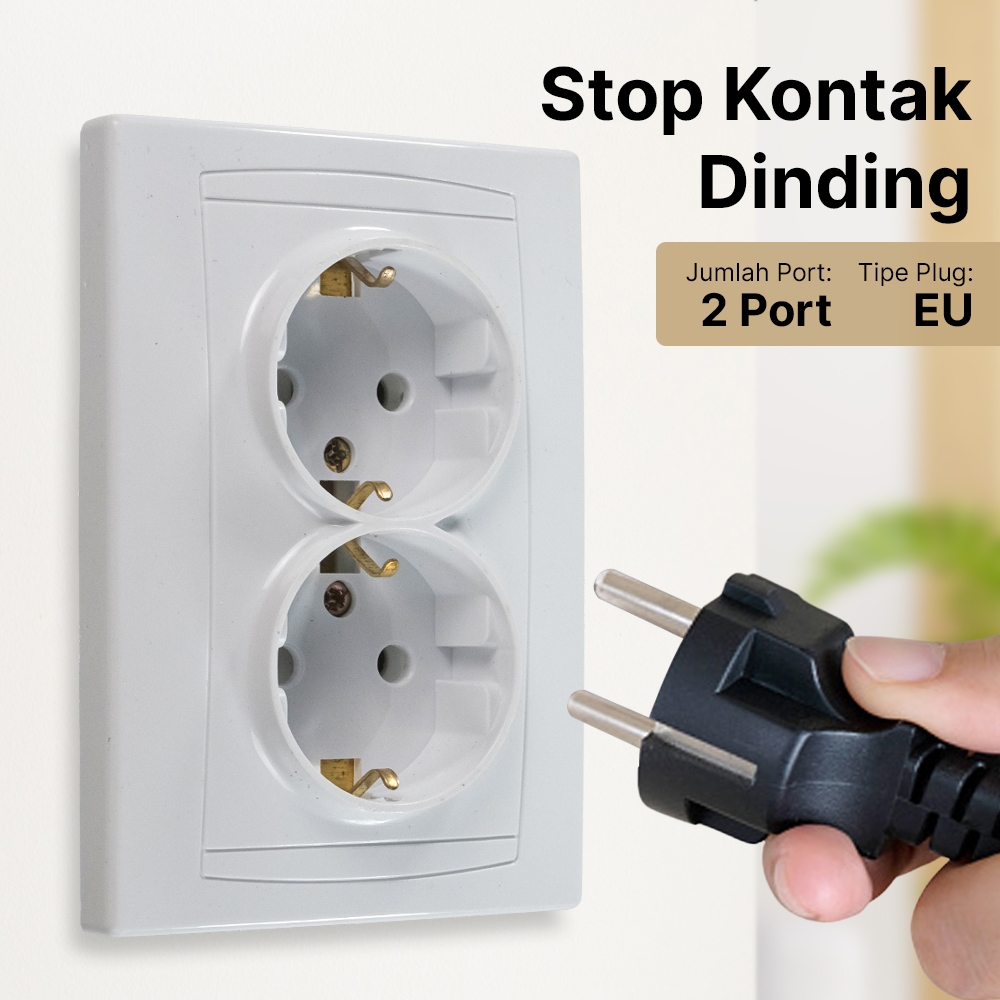 Jual Stop Kontak Outdoor Terminal Anti Air IP54 dengan Penutup 16A 250V ...