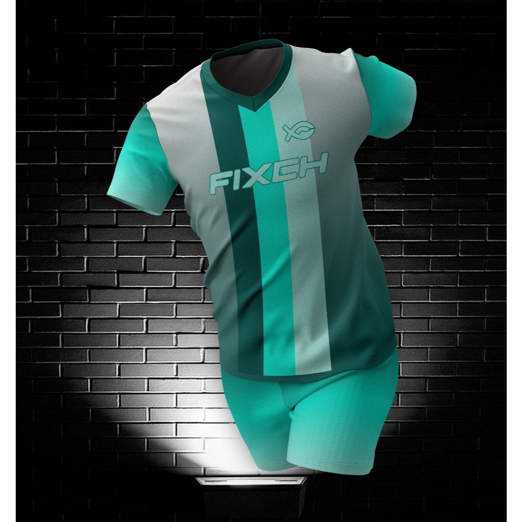 Jual ONE SET KAOS JERSEY PREMIUM DRY FIT (DESIGN BEBAS + BOLEH TAMBAH ...