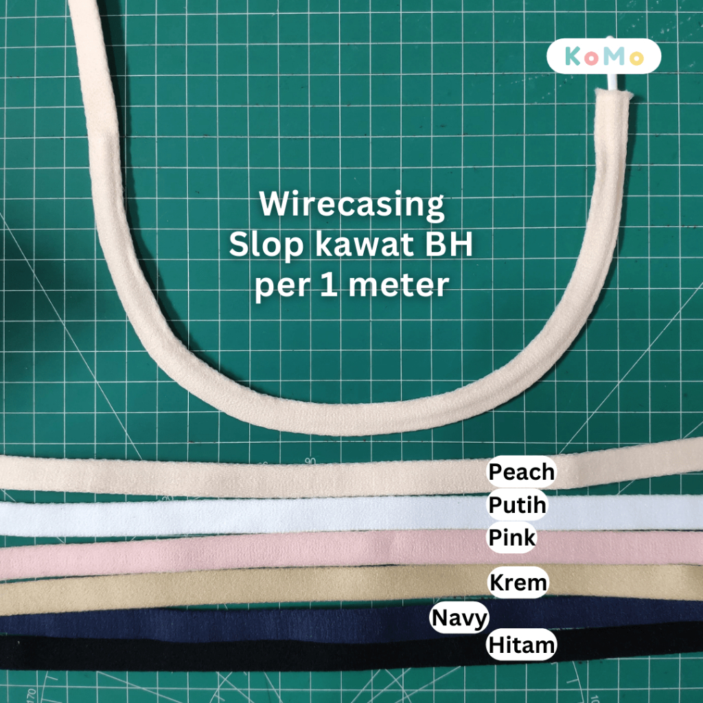 Jual Wirecasing Bra Slongsong Kawat BH Wire Casing Tempat Kawat BH per ...