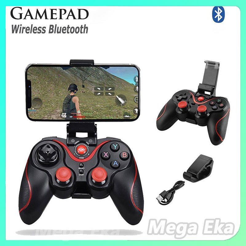 Jual Gamepad Android Bluetooth X3 Wireless IOS Windows Controller ...