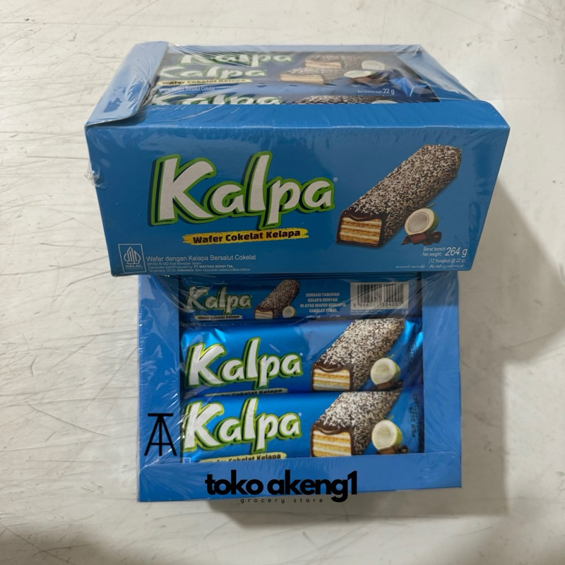 Jual KALPA WAFER COKELAT KELAPA 1 PACK (ISI 12 PCS x 22 GR) | Shopee Indonesia