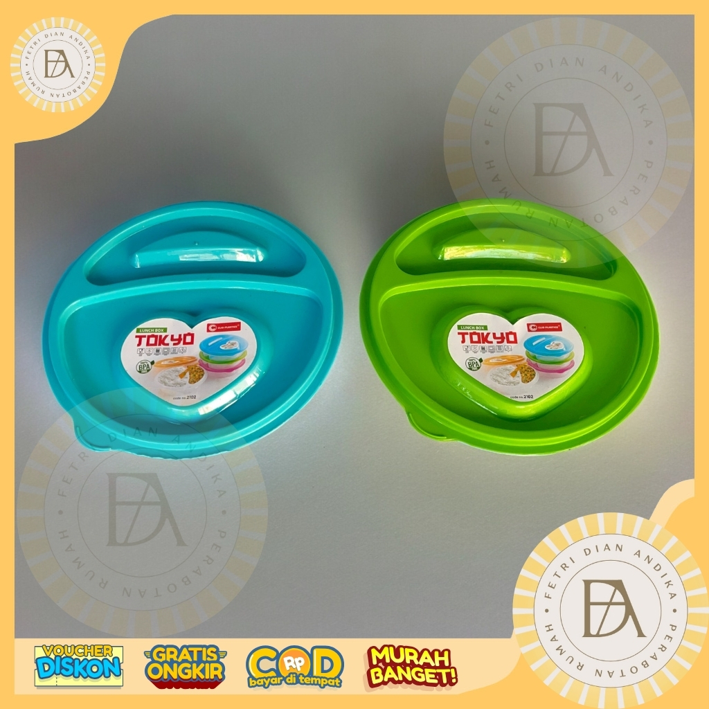 Jual Tepak Makan/ Tepak Bekal TOKYO Cleo / Lunch Box Plastik Tokyo ...