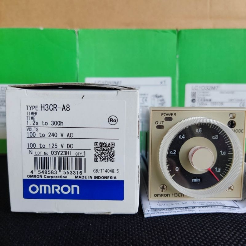 Jual Timer Omron H3CR-A8 Original made in Indonesia (free Socket ...