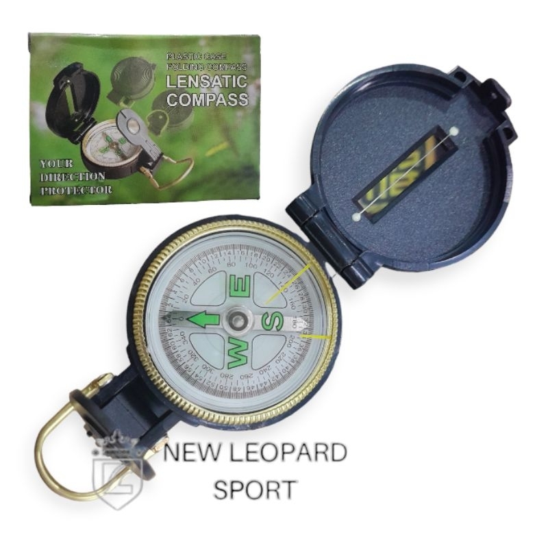 Jual Lensatic Compass Plastic Case Folding Compas | Shopee Indonesia