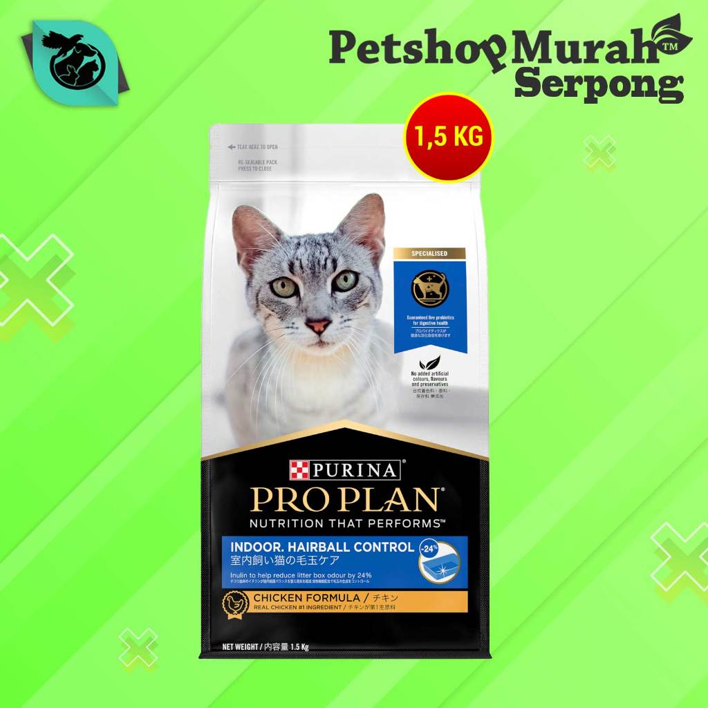 Jual Makanan Kucing Pro Plan Adult House Cat 1.5 KG Cat Food ProPlan 1. ...