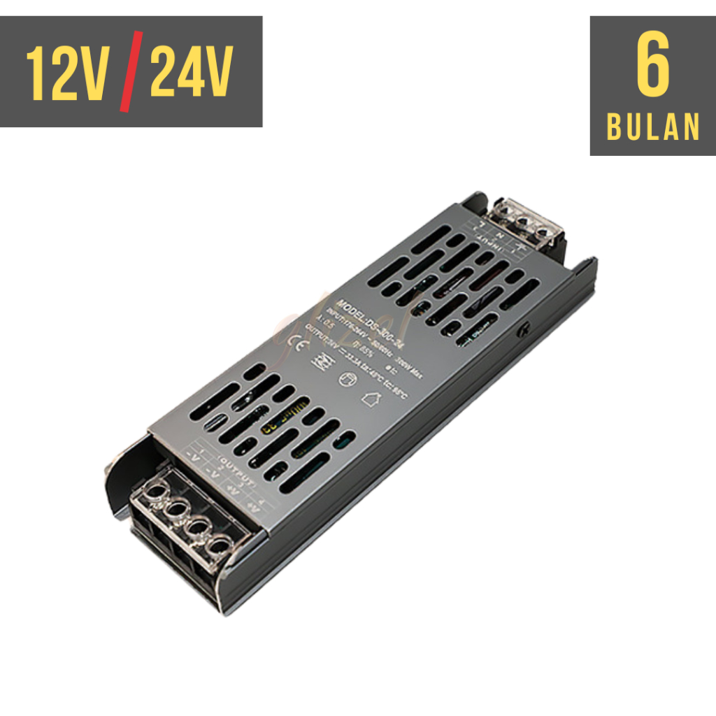Jual Trafo Led Strip 12v / 24v PSU Power Supply Adaptor Mini Slim Cctv ...