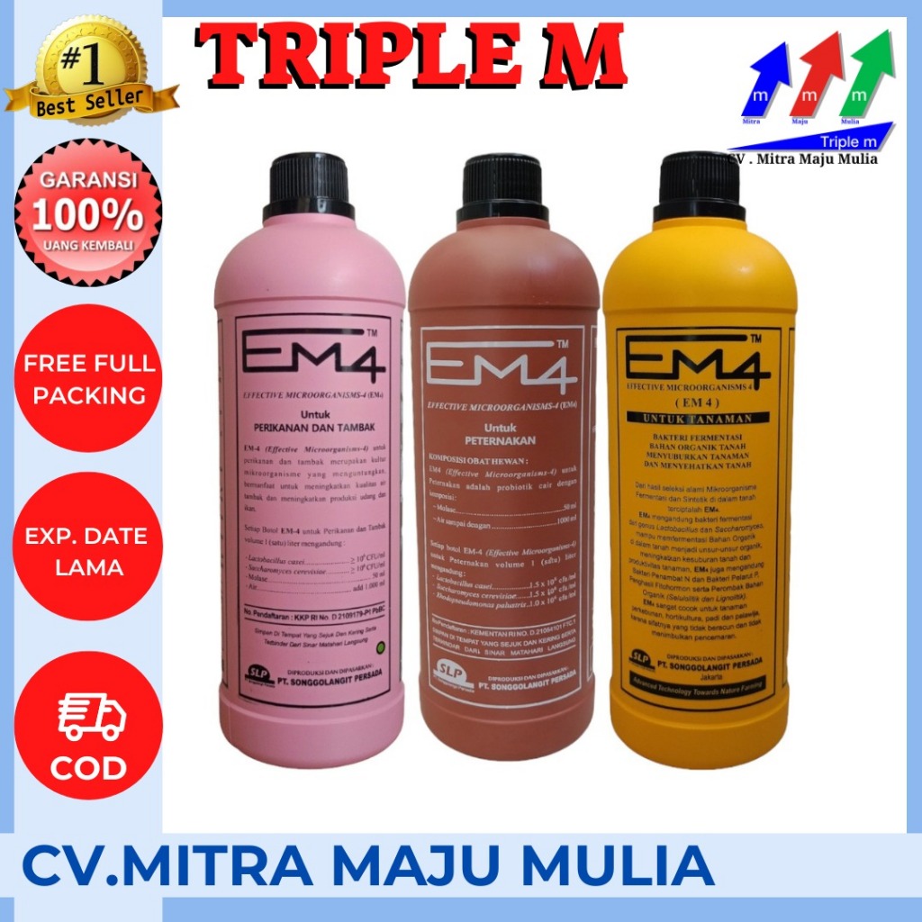 Jual EM4 Peternakan 1 L EM4 Pertanian 1 L EM4 Perikanan 1 L - Pupuk ...