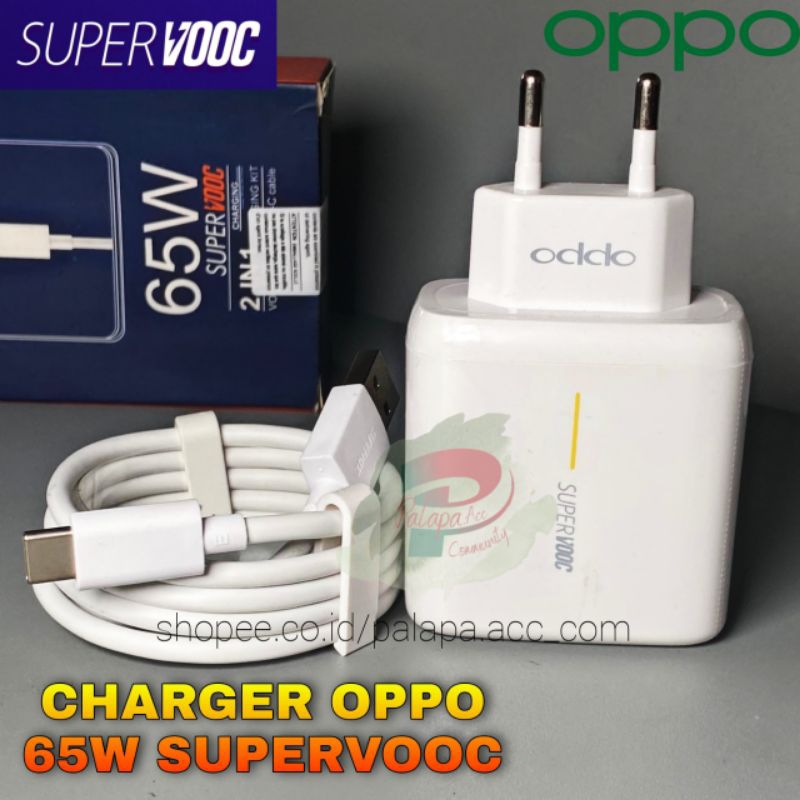 Jual Charger Super VOOC 65W 67W Casan OPPO Type C 18W 33W Reno 7 7z 8 ...