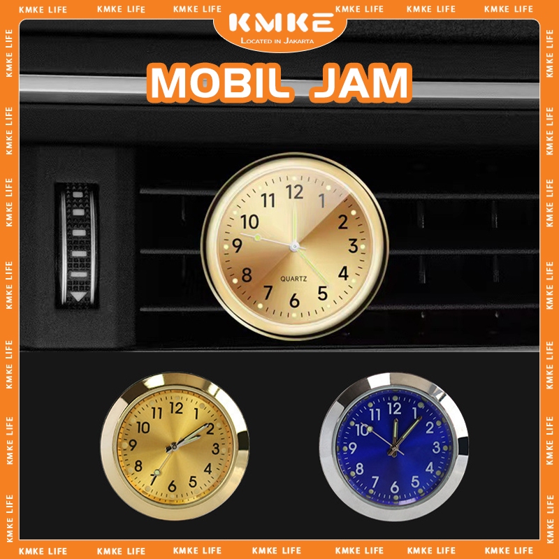 Jual Luminous Jam Mobil Analog Dashboard Digital Jam Elektronik Tempel ...