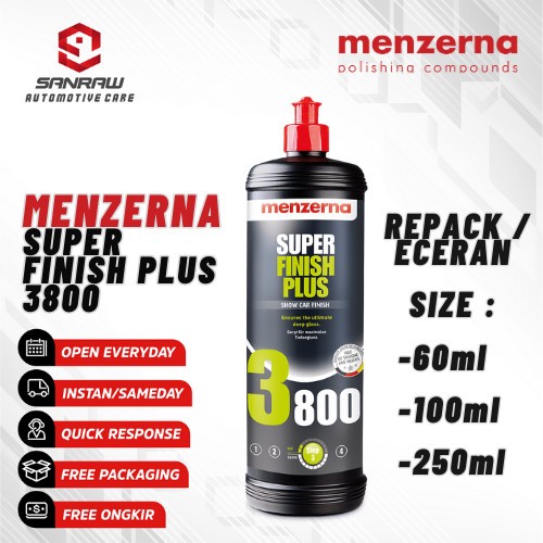 Jual Menzerna Super Finish Plus 3800 Repack, Ecer Polish Kompon Halus ...