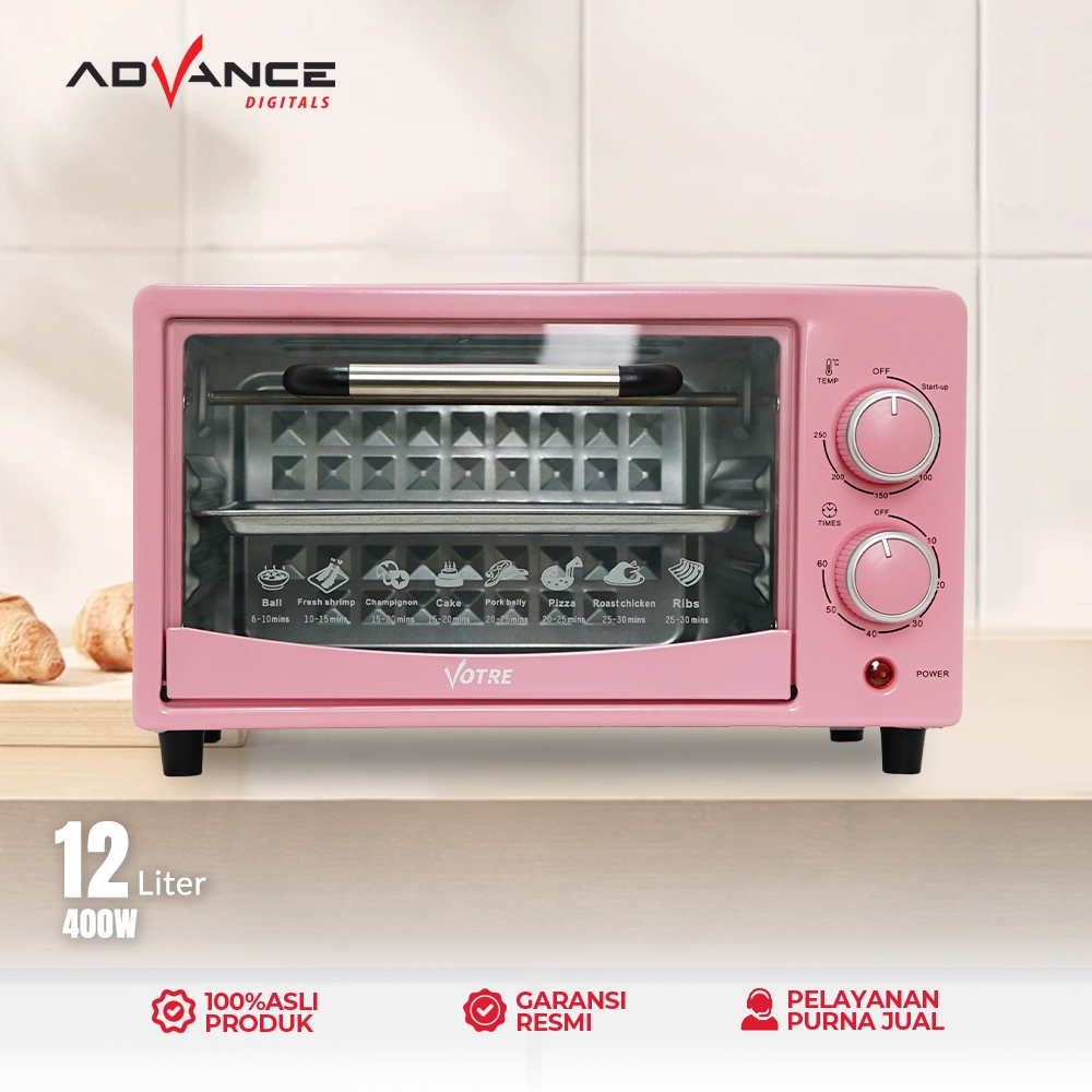 Jual Votre V-120 Oven Listrik Low Watt 12 L 400W Electric Open Kue Alat ...