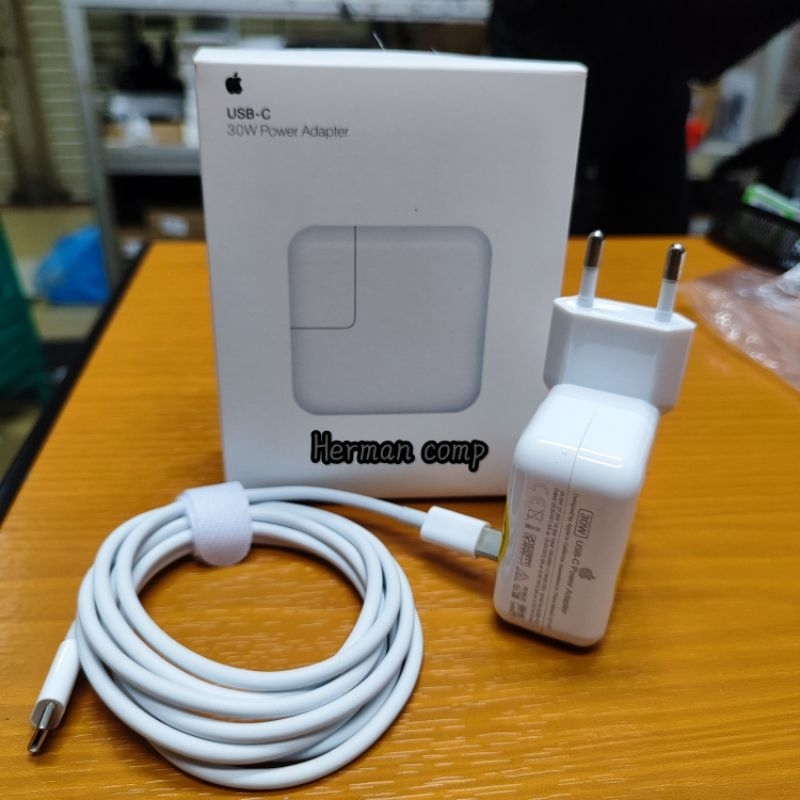 Jual Charger Macbook Air M1 2018 2019 2020 2021 Magsafe 30W typa C to C ...