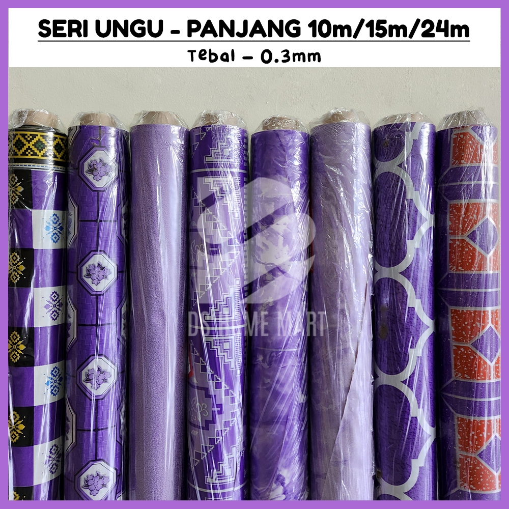 Jual KOLEKSI UNGU (ROLL 10/15/24 METER): Karpet Lantai Plastik Vinyl ...