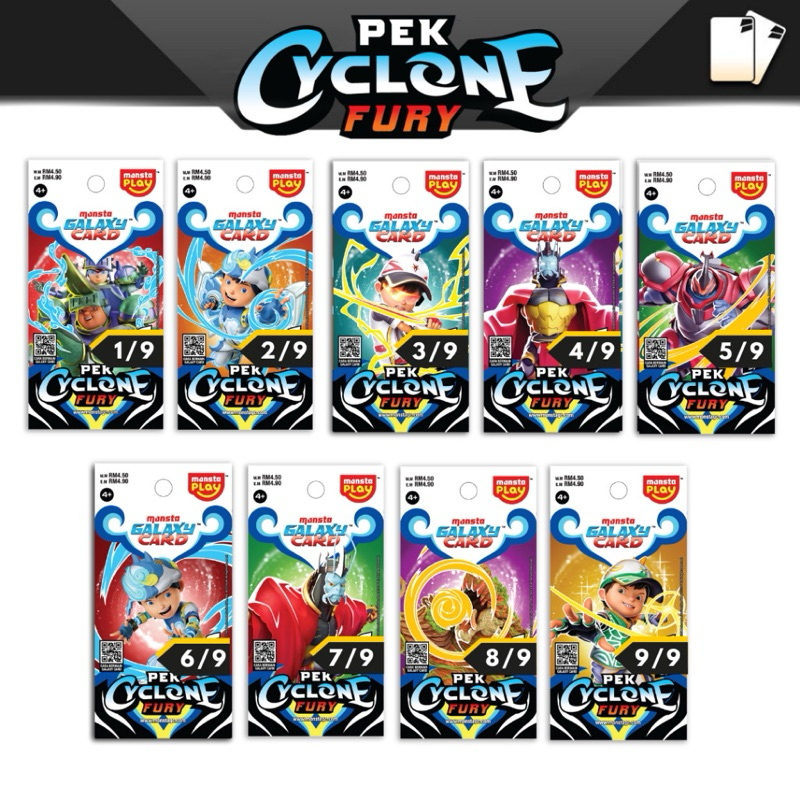 Jual Pek Cyclone Fury Satuan - MONSTA Galaxy Card 1 pek (6kartu) Cards ...