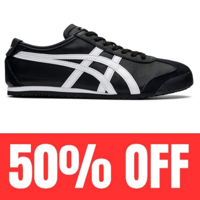 Jual Sepatu Onitsuka Tiger Mexico 66 Deluxe Black White Original | Shopee Indonesia
