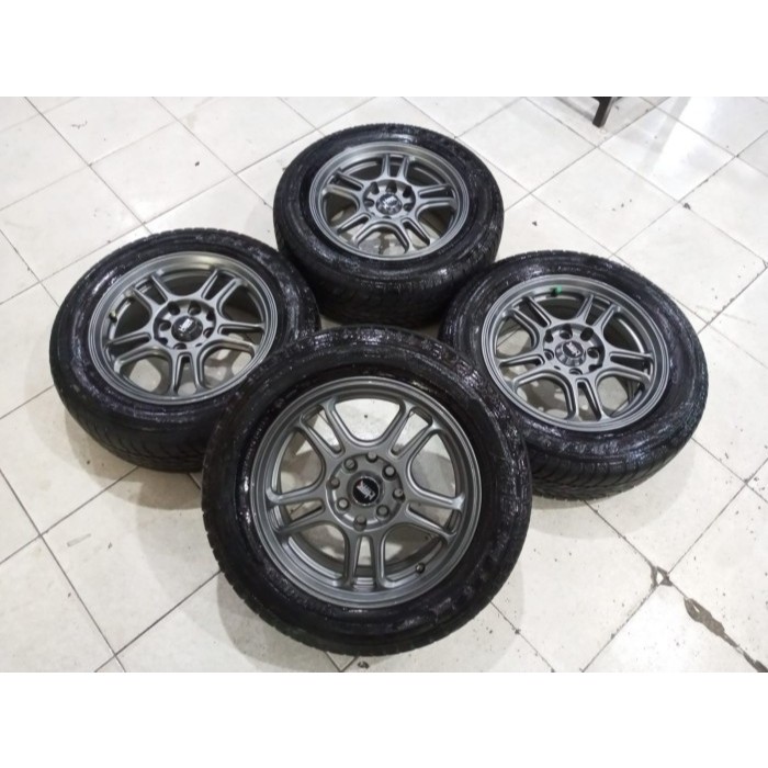 Jual velg mobil murah ORI HSR NX SPO ring 14 pcd 4x100/114,3 pnp agya calya brio datsun | Shopee ...
