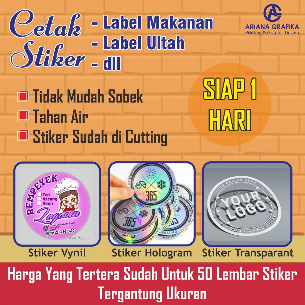 Jual Stiker Label | Shopee Indonesia