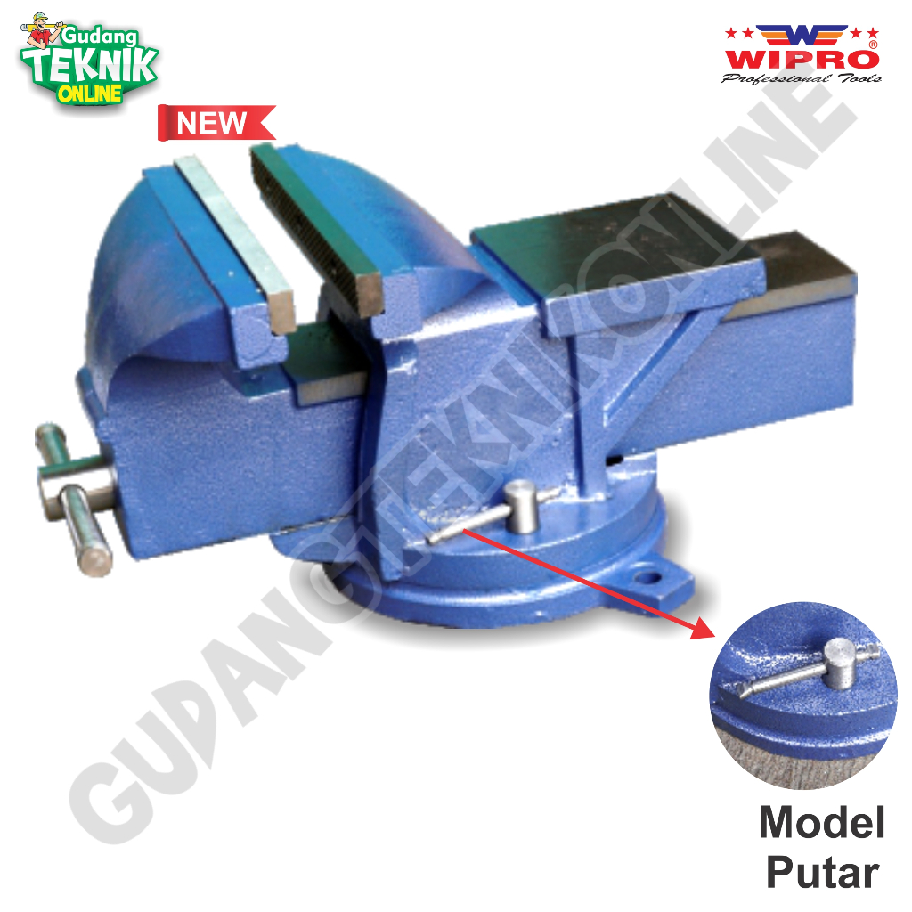 Jual WIPRO Catok Paron Putar 12" WIPRO RRC / Ragum Paron Body Besi ...