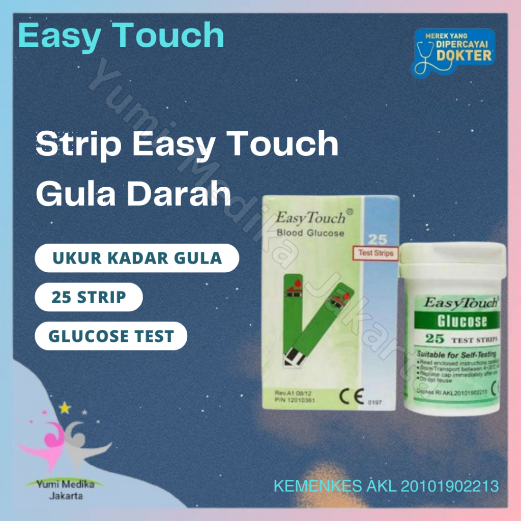 Jual STRIP EASY TOUCH GULA/STRIP EASY TOUCH GLUCOSE/STRIP EASY TOUCH ...