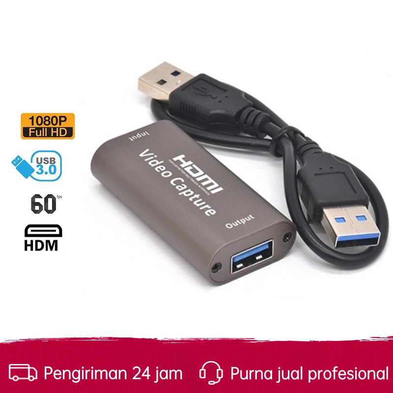 Jual Video Capture Card HDMI to USB 3.0 Full HD 1080P 4K Hdmi Capture ...