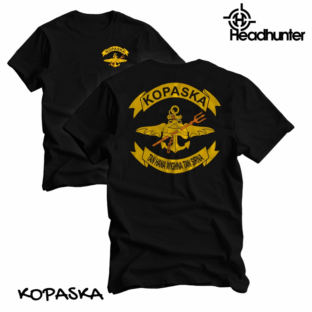 Jual KAOS KOPASKA KOMANDAN PASUKAN KATAK ANGKATAN LAUT TNI AL BAJU TSHIRT DISTRO MURAH | Shopee ...