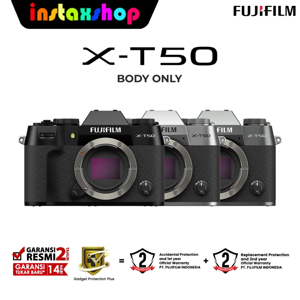 Jual Fujifilm X-T50 XT50 BODY ONLY Kamera Mirrorless Garansi Resmi | Shopee Indonesia
