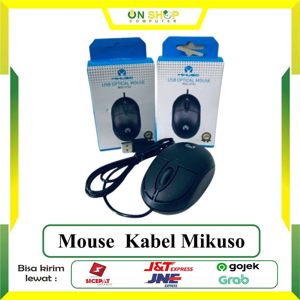 Jual Mouse Kabel Mikuso MOS 015U Mouse Usb Kabel | Shopee Indonesia