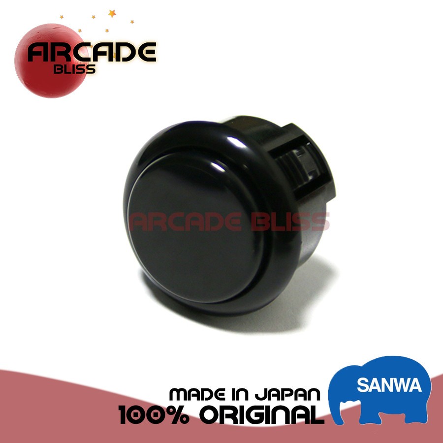 Jual Original SANWA OBSF-30 Push On Button Arcade Stick Fighting Controller Tombol Ding Dong ...