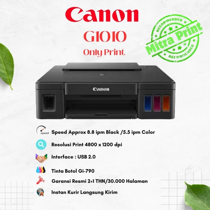 Jual Canon G1010 Pixma Ink Effisien | Shopee Indonesia