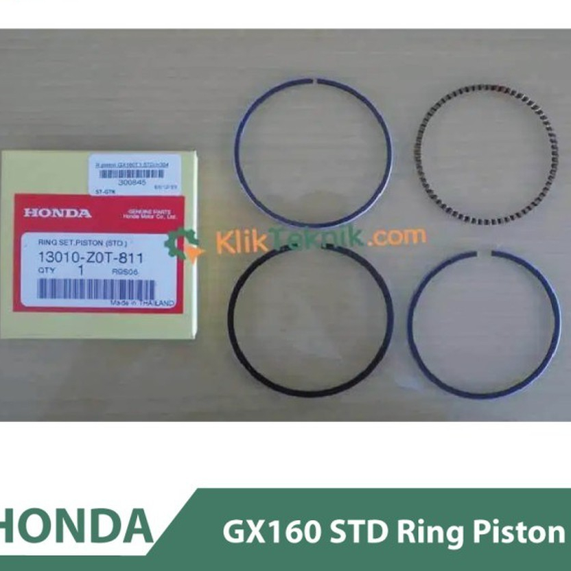 Jual Ring piston GX160/GX200 T1 STD Honda asli 13010-Z0T-811 (tipis) | Shopee Indonesia