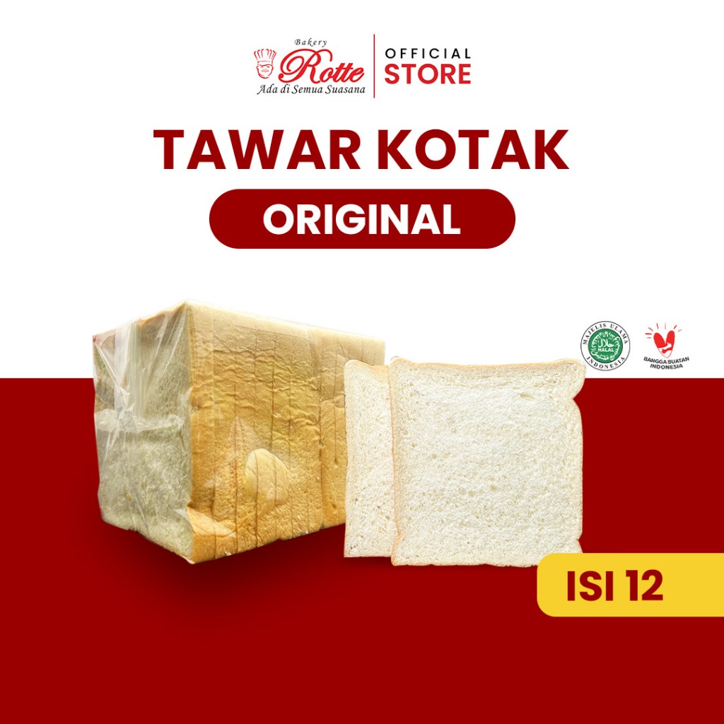 Jual Paket Isi 6 Roti Tawar Kotak Original Pekanbaru Rotte Bakery ...