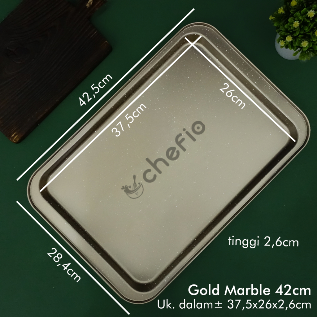 Jual Loyang Persegi Panjang Ceper/ Baking Tray / Loyang Kue Kering ...