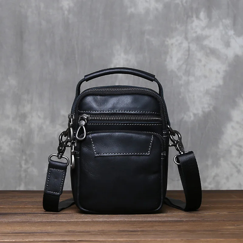 Jual Tas Selempang Pinggang Pria Kulit Asli Sapi - Tas Pinggang Kulit ...