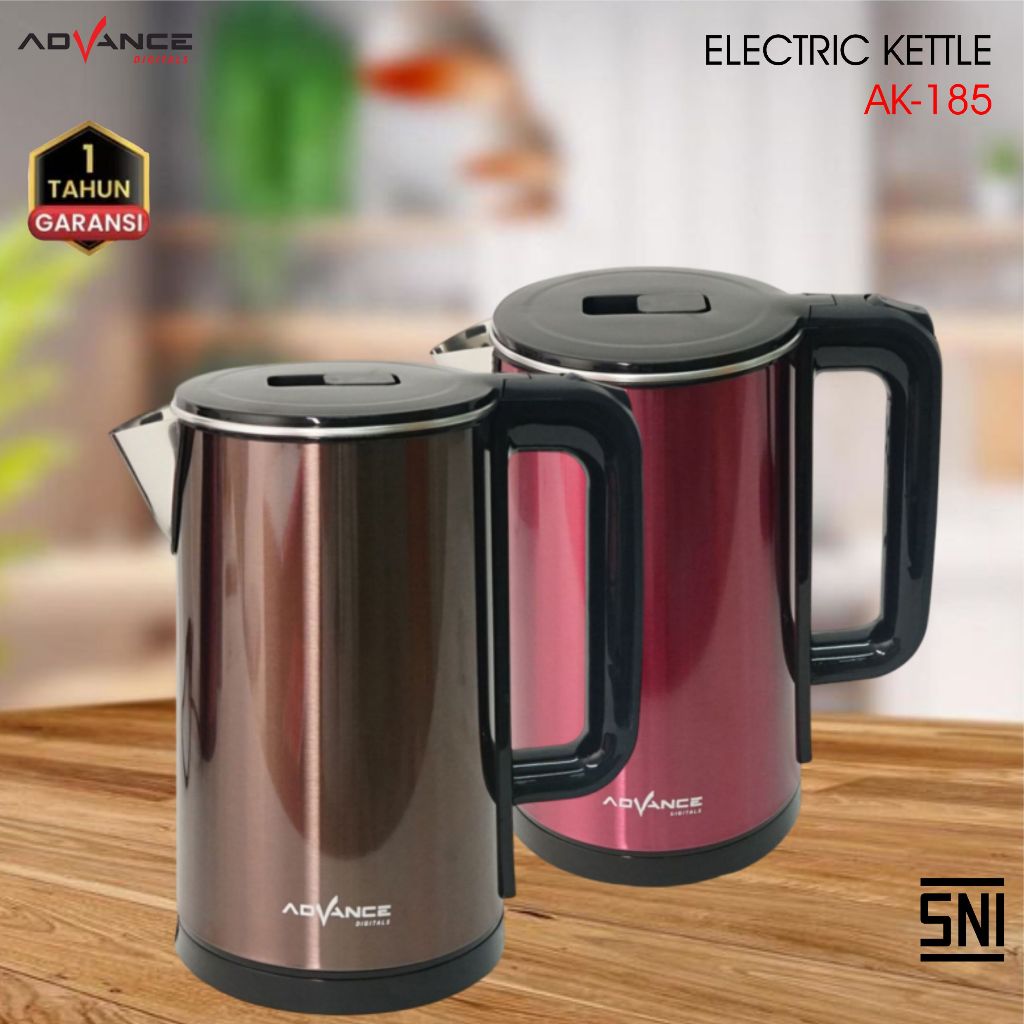 Jual Teko Listrik Electric Kettle Advance AK185 Kapasitas 1.8 Liter ...