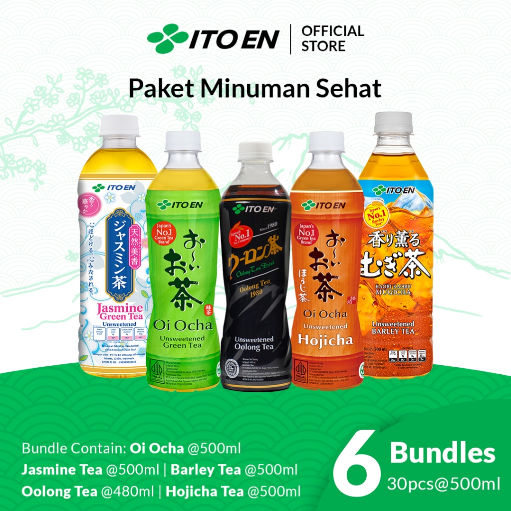 Jual ITO EN Paket Minuman Sehat No Sugar isi 30 pcs - 5 Varian Rasa | Shopee Indonesia