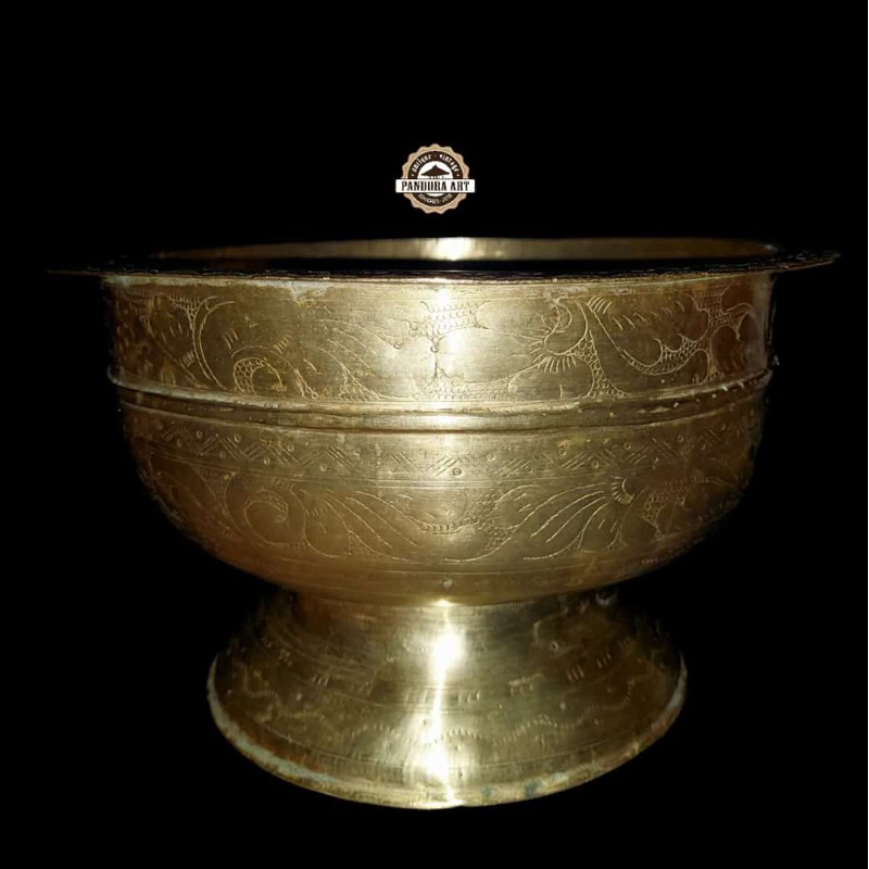 Jual Bokor kuningan ukir lawas ( B505 ) | Shopee Indonesia