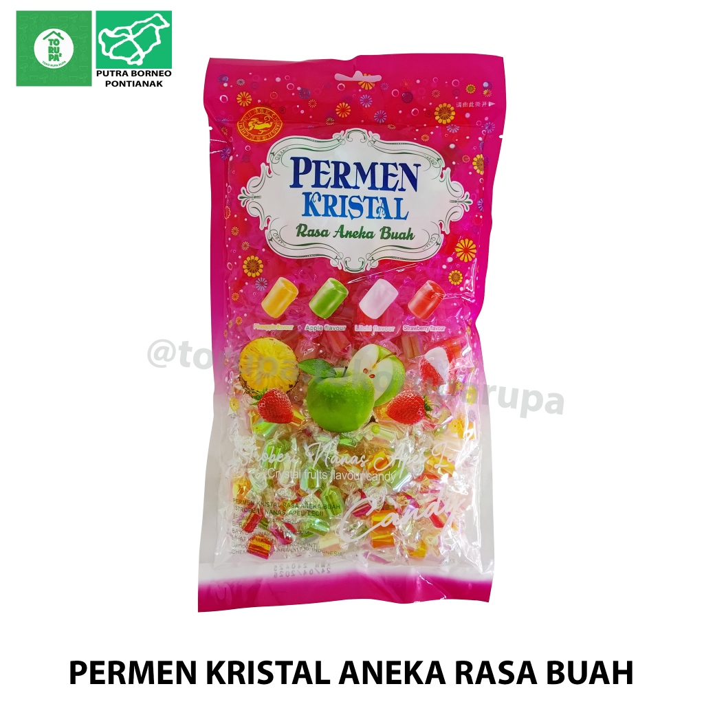 Jual Permen Kristal Aneka Buah 500gr / Rainbow Diamond Candy / Assorted ...