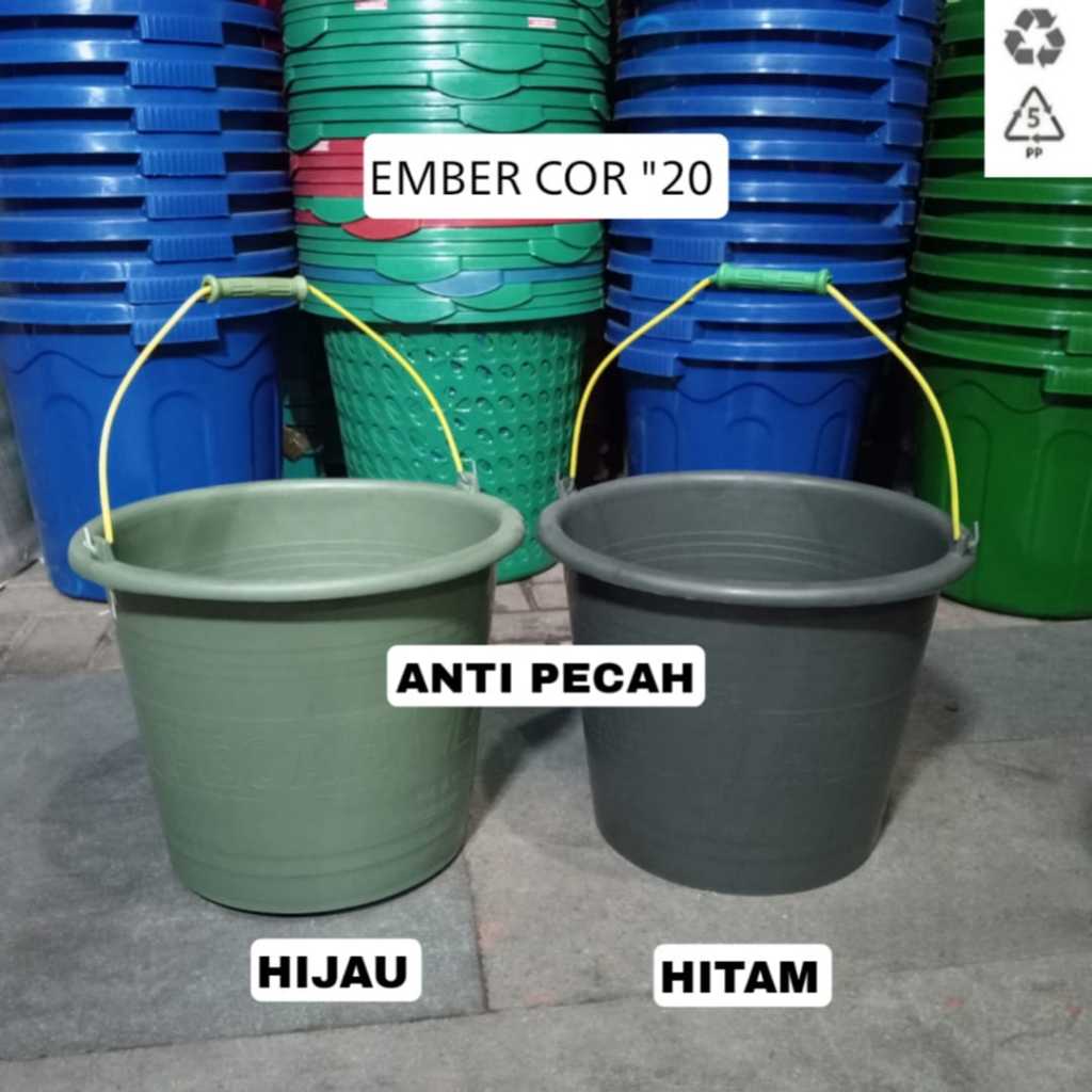 Jual [MUC] EMBER COR ''20 ANTI PECAH UKURAN DIAMETER 30CM EMBER TIMBA ...