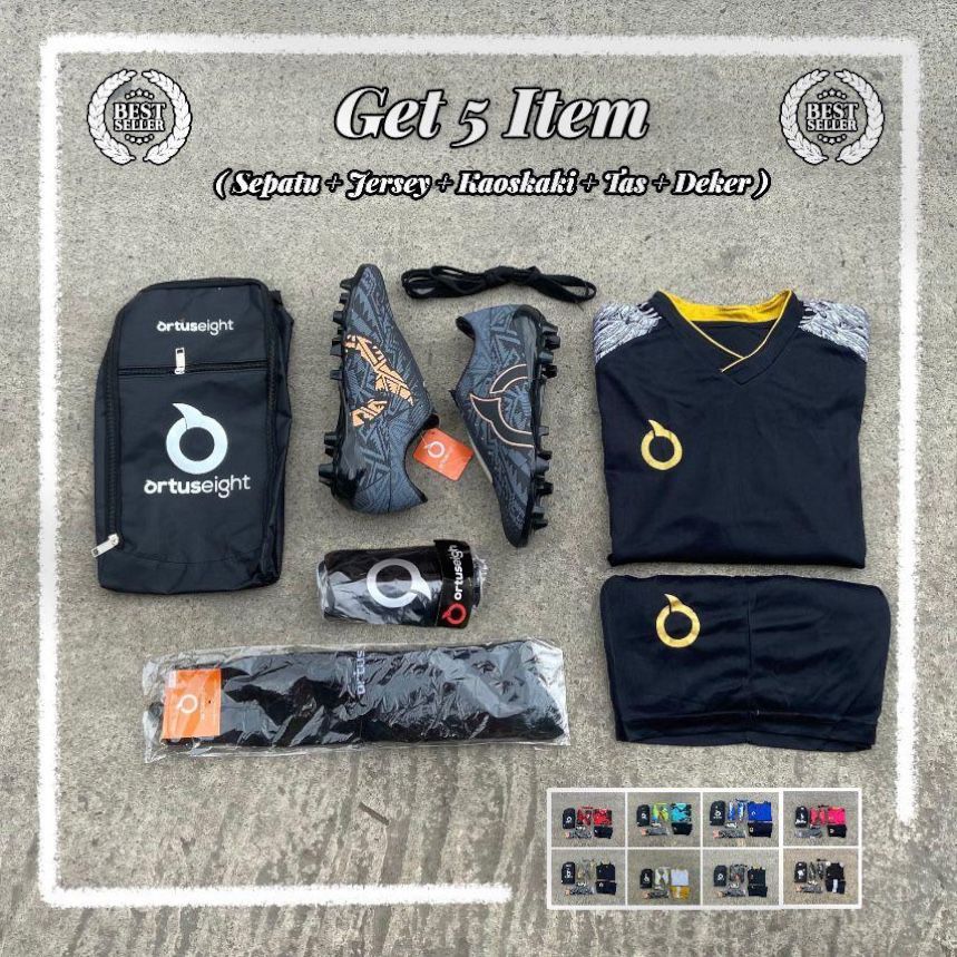 Jual Paket Lengkap 5 Sepatu Bola Sepak ORTUSeight Termurah | Shopee ... Jual Paket Lengkap 5 Sepatu Bola Sepak ORTUSeight Termurah | Shopee ...