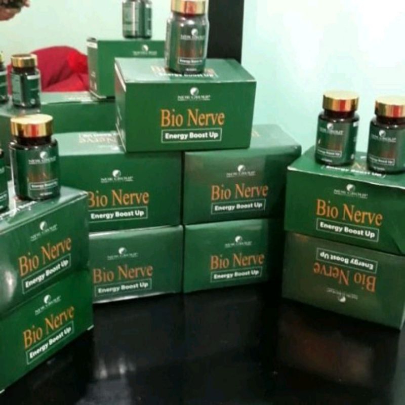 Jual Bio Herbal Nerve Nerve 1 Box (Isi 6 Botol) BPOM INDONESIA vs Bio ...