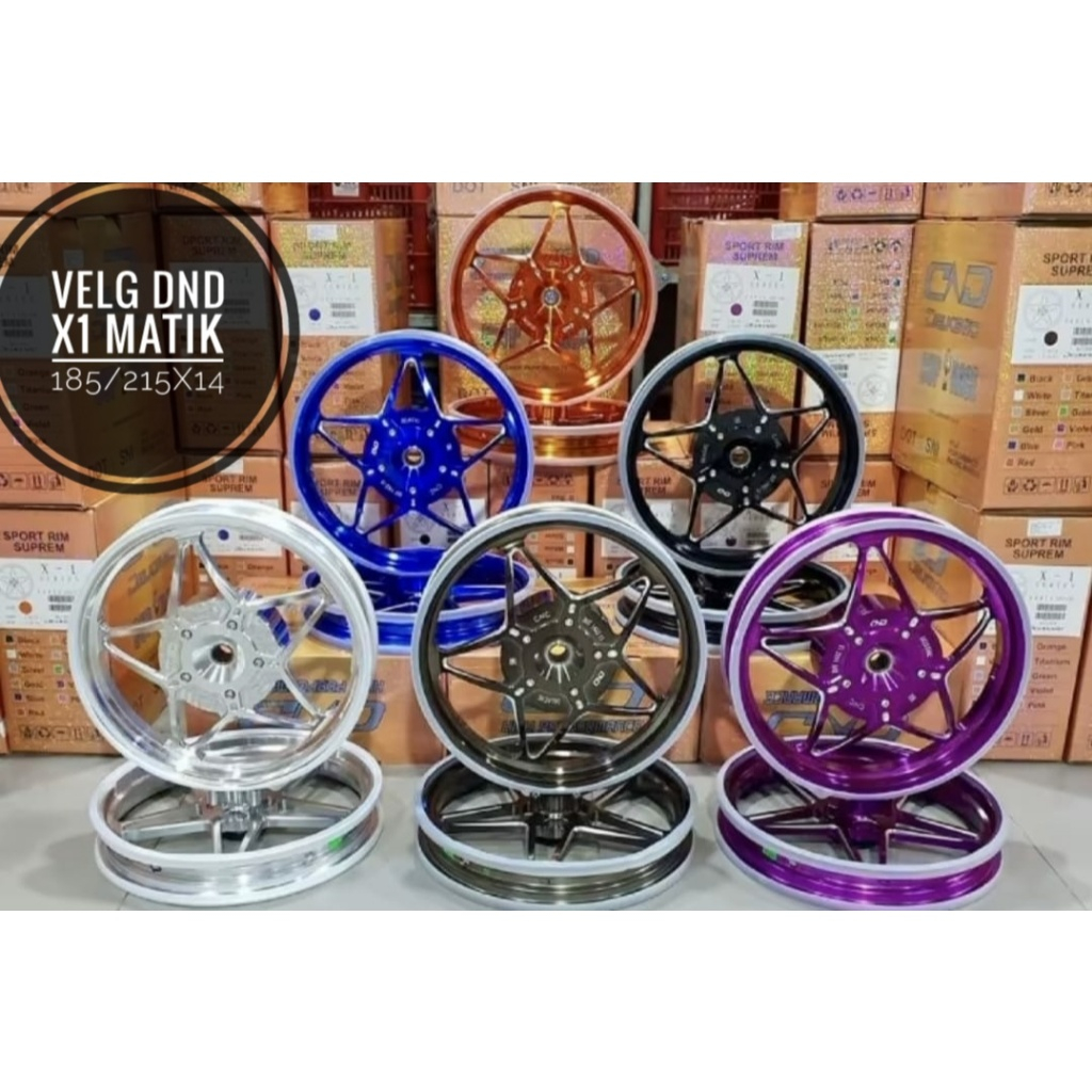 Jual Velg DND Delkevic Model X1 Bintang MioM3/MioZ/SoulGT125/XeonGt125 ...