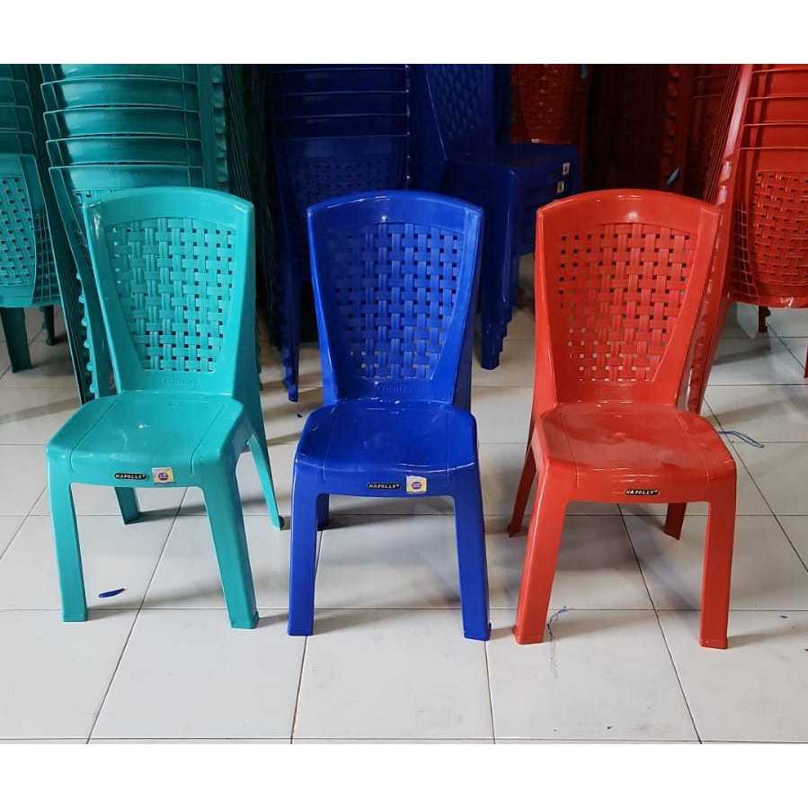 Jual PROMO Kursi Makan Senderan Plastik Napolly Anyaman Rotan | Shopee ...