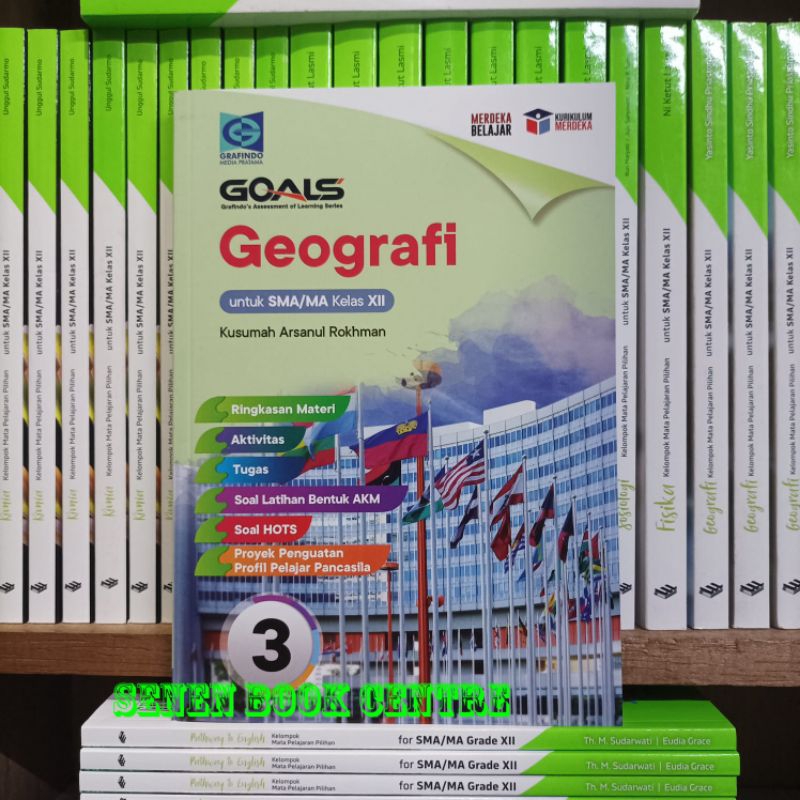 Jual Buku Soal Goals Geografi Kelas 3/XII/12 SMA Grafindo Kurikulum Merdeka | Shopee Indonesia