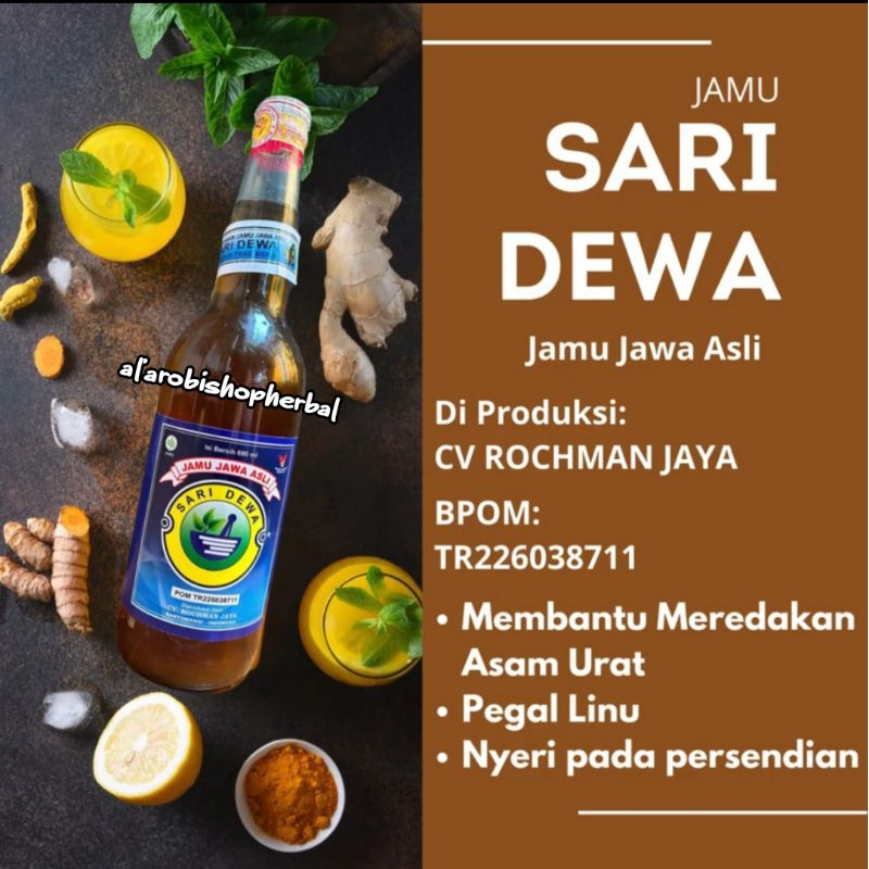 Jual Jamu Sari Dewa Pegalinu Nyeri Sendi 600ml (Rasa manis) | Shopee ...