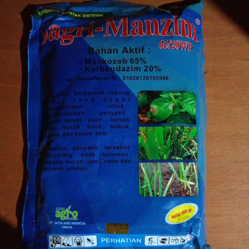 Jual Sagri-Manzim 65/20WP 400 gram fungisida sistemik taft saaf sagri ...