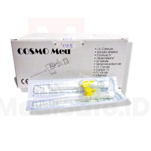 Jual IV Catheter/ Abbocath No. 24 G Merk Cosmo (Type Wing Port) Per Pcs ...