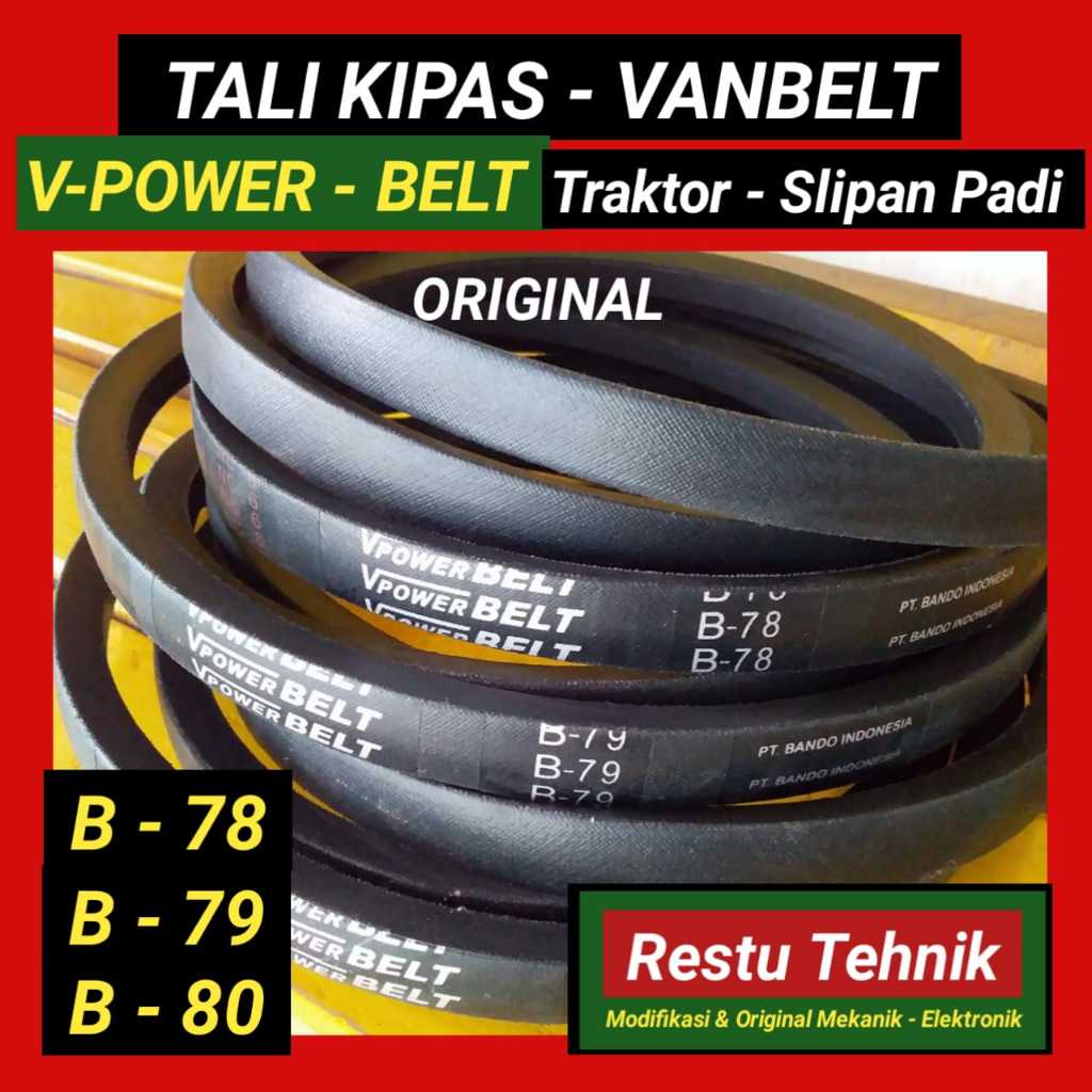 Jual Tali Kipas Vanbelt B78 - B79 - B80 - V- POWER-BELT - Traktor ...