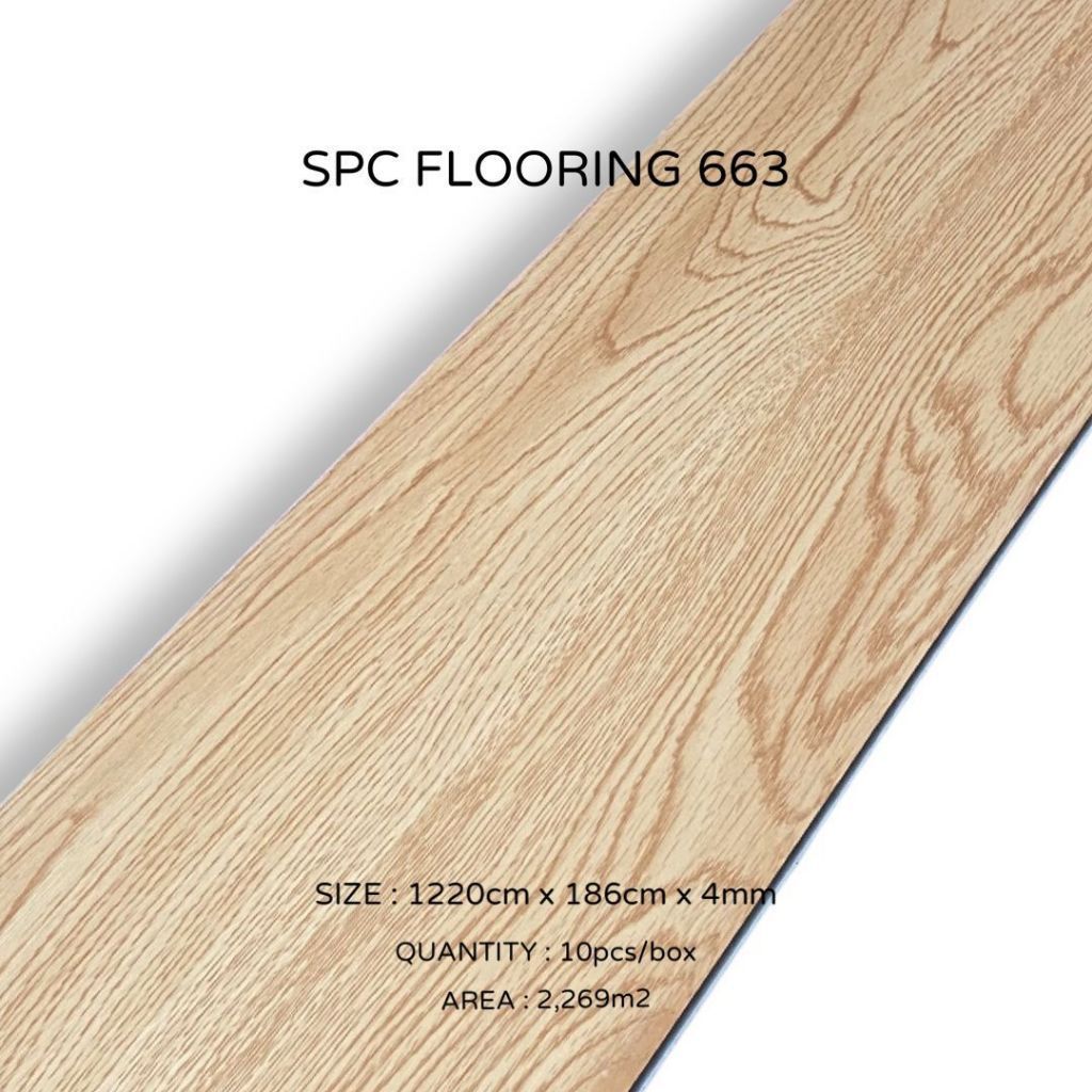 Jual SPC Lantai SPC Flooring motif Kayu Merk Estetica Tebal 4 mm Harga ...