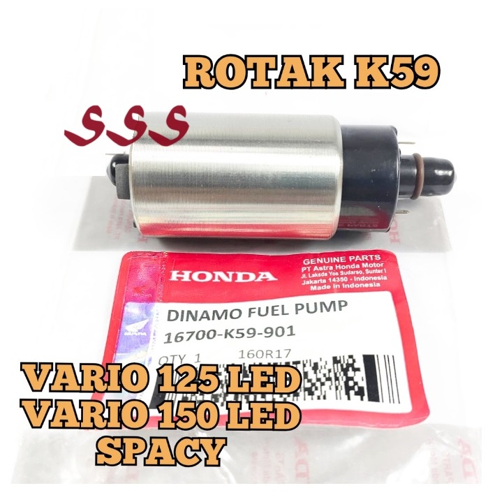 Jual ROTAK VARIO 150 K59 ROTAK FUEL PUMP DINAMO FUEL PUMP VARIO 150 K59 S639 | Shopee Indonesia