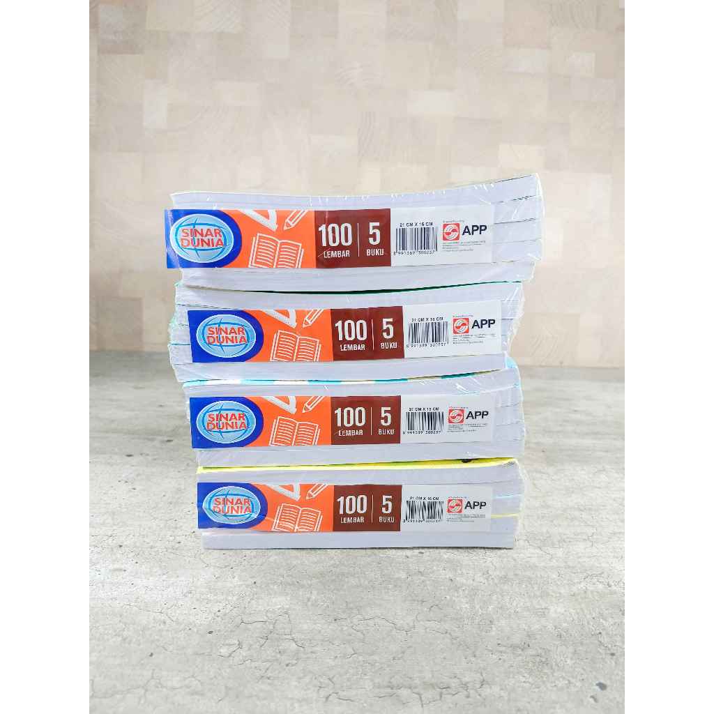 Jual (PAK) Buku Tulis SIDU 100 + BONUS / Buku Tulis Sinar Dunia 100 ...